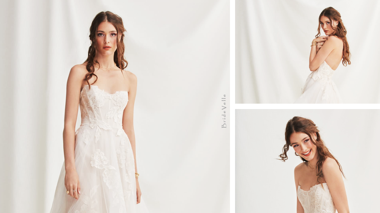 Dress Of The Day: Harmony Strapless Lace & Tulle Wedding Dress – Bride ...